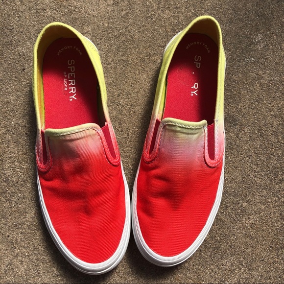 Sperry | Shoes | Sperry Womens Tie Dye Canvas Slip On | Poshmark